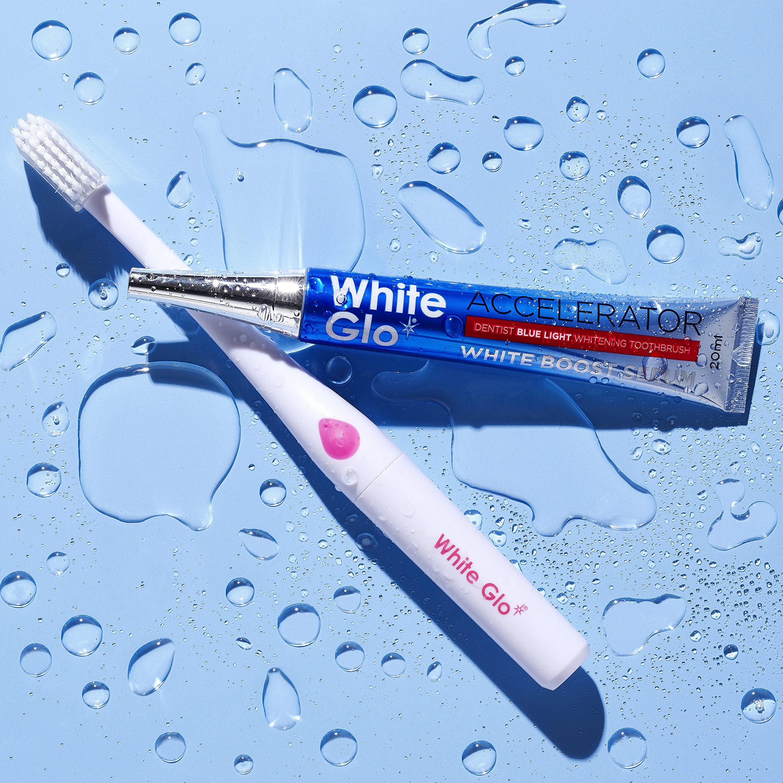 White Glo - Accelerator LED Micro-Sonic Toothbrush with White Boost Serum