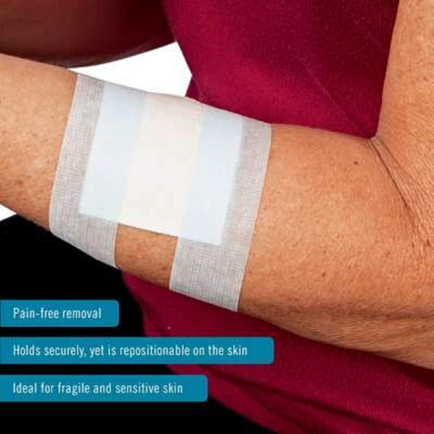 3M Nexcare Sensitive Skin Tape 1inx4yds (Pack of 4)