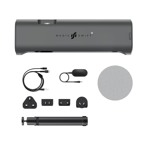 3DMakerpro 3D Scannerâ0.1 MM Precision&10 FPS scan Speed Portable 3D Scanner for 3D Printing with Portable Carrying Case -Magic Swift Plus Color Scanning(Color Premium Package)