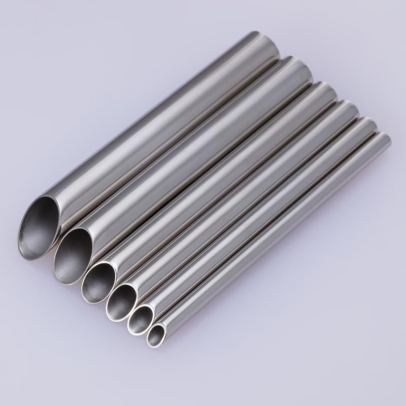 CHUANCI 361L Surgical Steel Piercing Receiver Piercing Needle Receiving Tube Body Jewelry Holding Tattoo Supplies Microblading Tools (6PCS 8mm(0g))