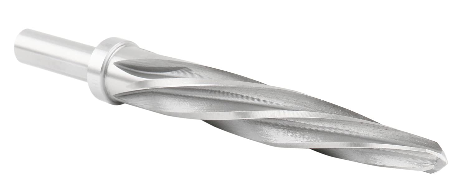 Accusize Industrial Tools Hss Spiral Flute Aligning Reamer, 3/4'' Cutting Diameter, 1/2'' Shank Diameter, 0522-0034
