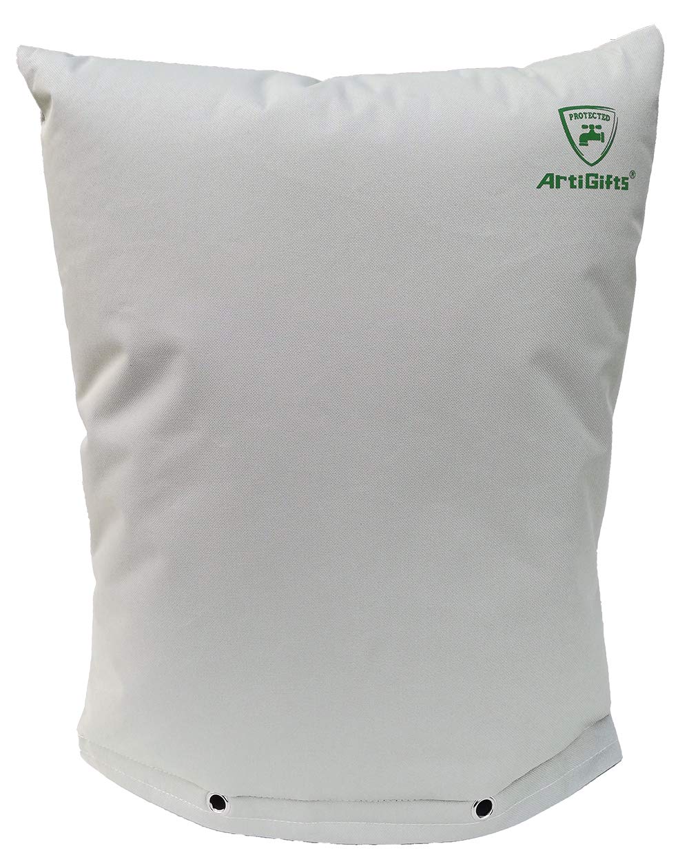 ArtiGifts Insulated Pouch - Backflow Insulation Cover for Winter Freeze Protection, Pale Khaki, 14’’W x 19’’H - Measure Before Purchase
