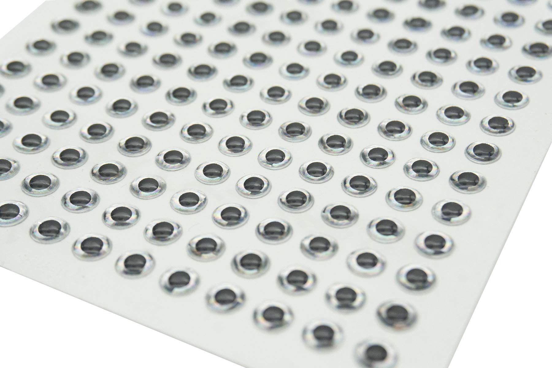 128pcs 13mm Silver 3D Holographic Fishing Lure Eyes 3D Lure Eye 3D Soft Eye 3D Holographic Lure Eye Fly Tying, Jigs, Crafts