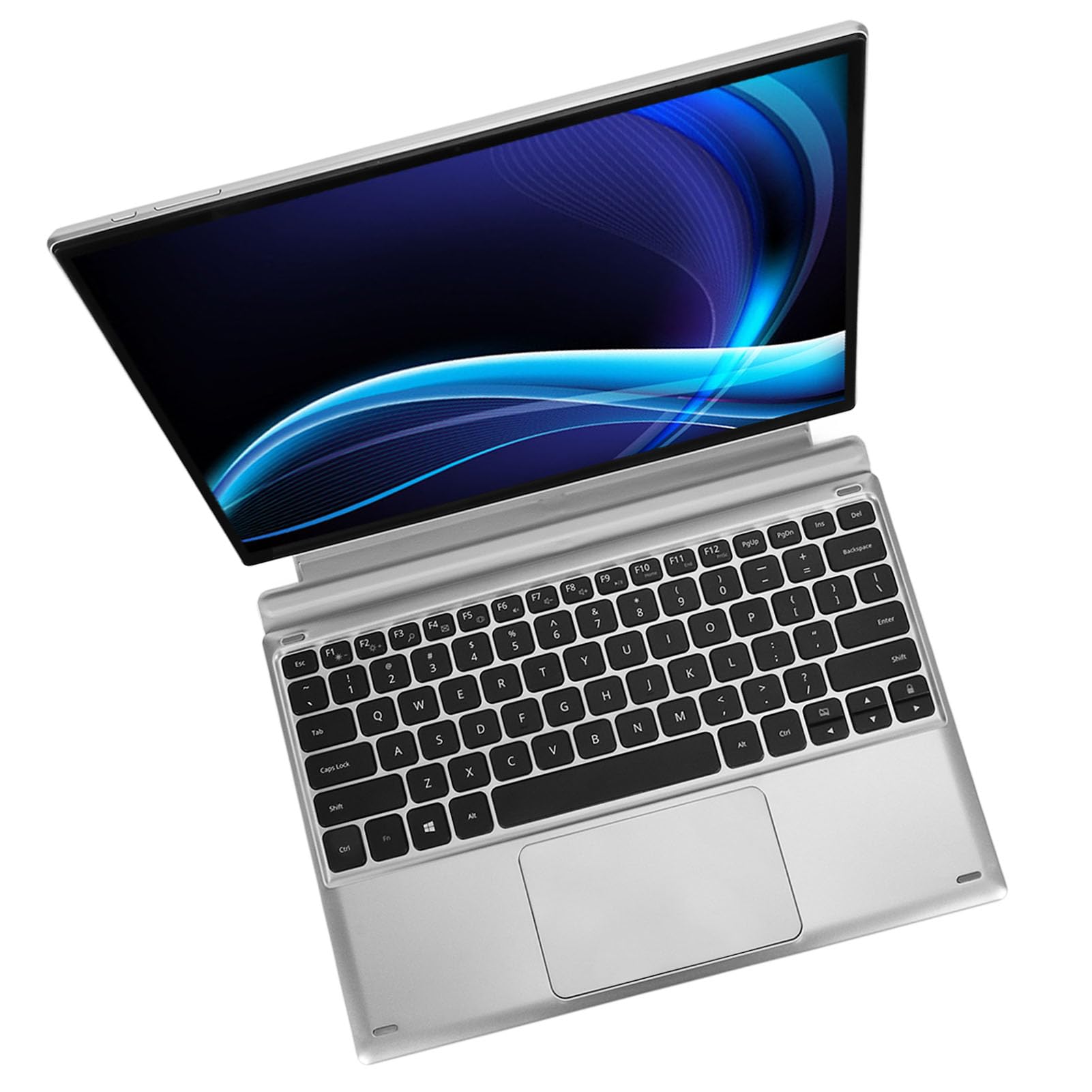 12.3 Inch 3K HD Touch Screen 2 in 1 Tablet Laptop with Magnetic Keyboard, J4125 Processor, 8GB DDR4 RAM, Long Battery Life, Windows10 Portable Computer (US Plug 8GB+1TB)