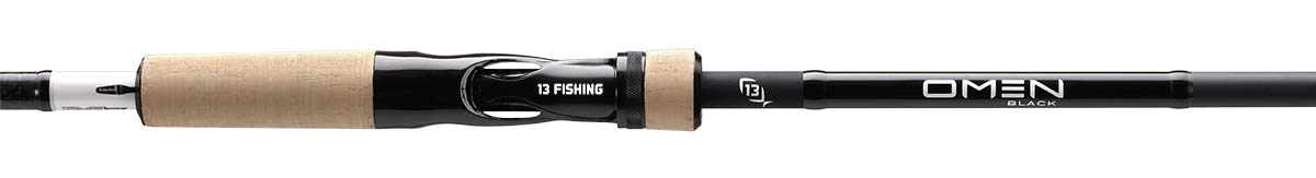 13 FISHING - Omen Black - 7'1" Crankbait Casting Rod - OB3C71C