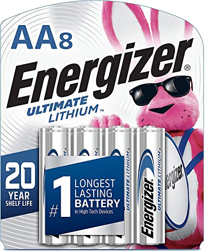 Energizer Ultimate Lithium AA Batteries and AAA Batteries, 8 Double A and 8 Triple A Batteries Combo
