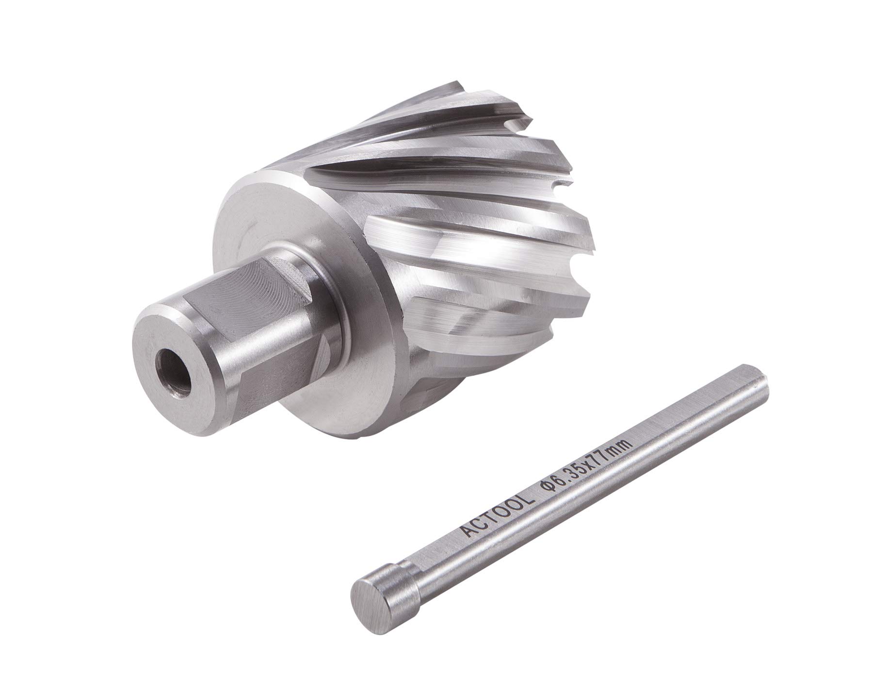 ACTOOL 1-9/16" Diameter × 1" Depth of Cut HSS ANNULAR Cutter with 3/4'' Weldon Shank