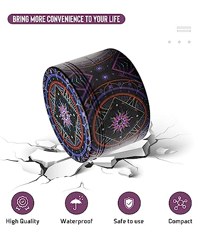 2.5" Grinder, Premium Stainless Steel Manual Grinder,Compact Size with Unique Pattern Design, Versatile Grinder(divination)