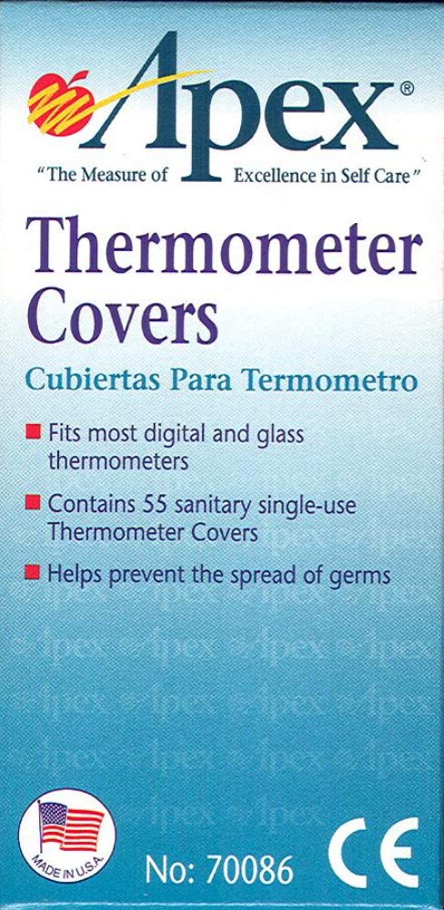 55 Disposable Thermometer Covers By Apex Healthcare Products