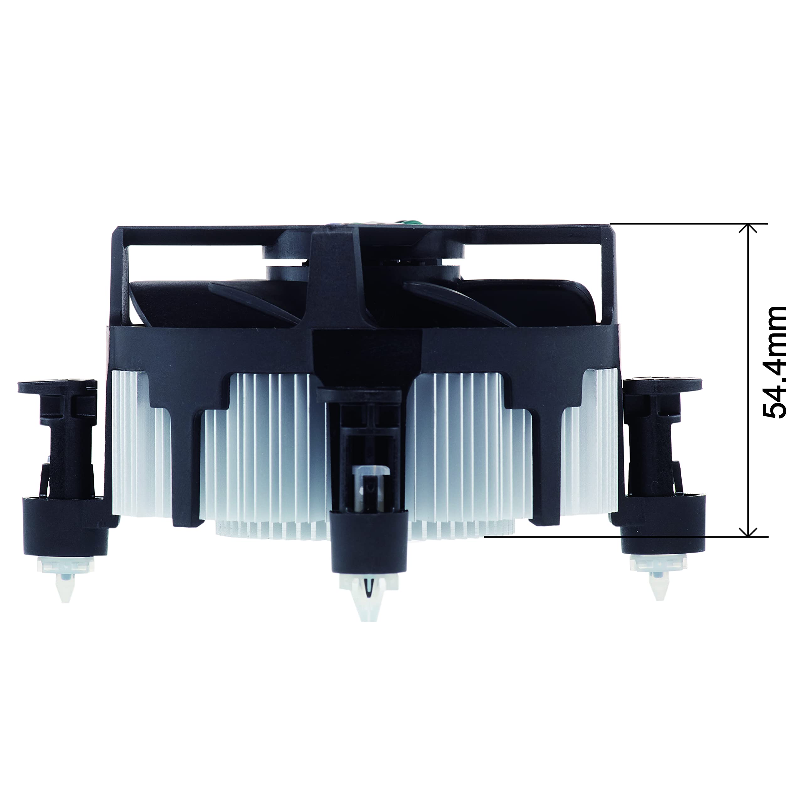 ThermalFly Delta 6 CPU Cooler for Intel Sockets LGA1200/LGA775/LGA1150/LGA1151/LGA1155/LGA1156, 90mm 4Pin PWM Fan, up to 100W Cooling Power, Pre-Applied High Performance Grease, for Desktop Computer