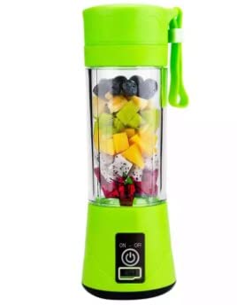 380ml Portable Blender,Travel Blender,Mini Blender,Personal Mixer Fruit Rechargeable with USB, for shakes and smoothies (Green)