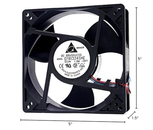 EFB1324SHE 24V DC Fan EFB1324SHE 24V 1.38A 12738 Inverter Equipment Fan