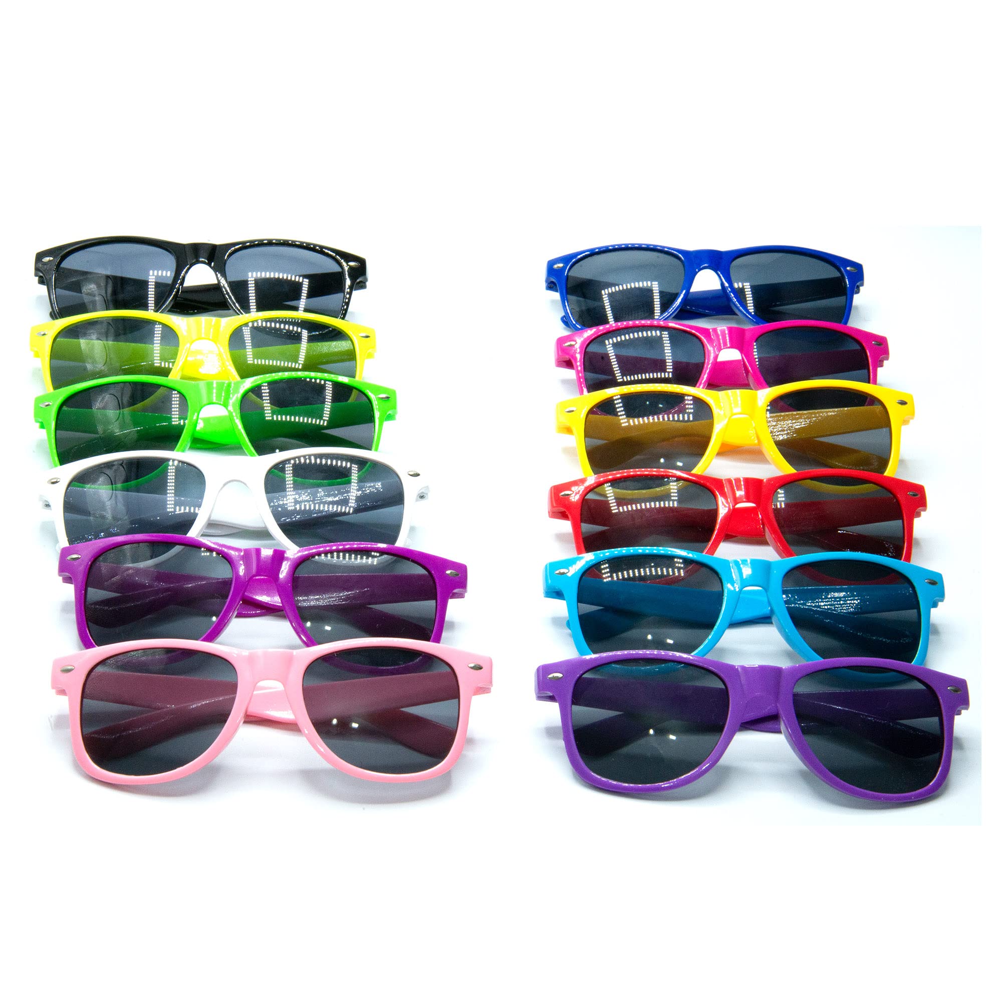 100pc Personalized Wedding Sunglasses Bulk for Guests Party Favors,Custom Personalized Logo Sunglasses Womens Men,Wedding Bridesmaid Sunglasses Gifts,Bachelor Party Favors Set (Mixed)
