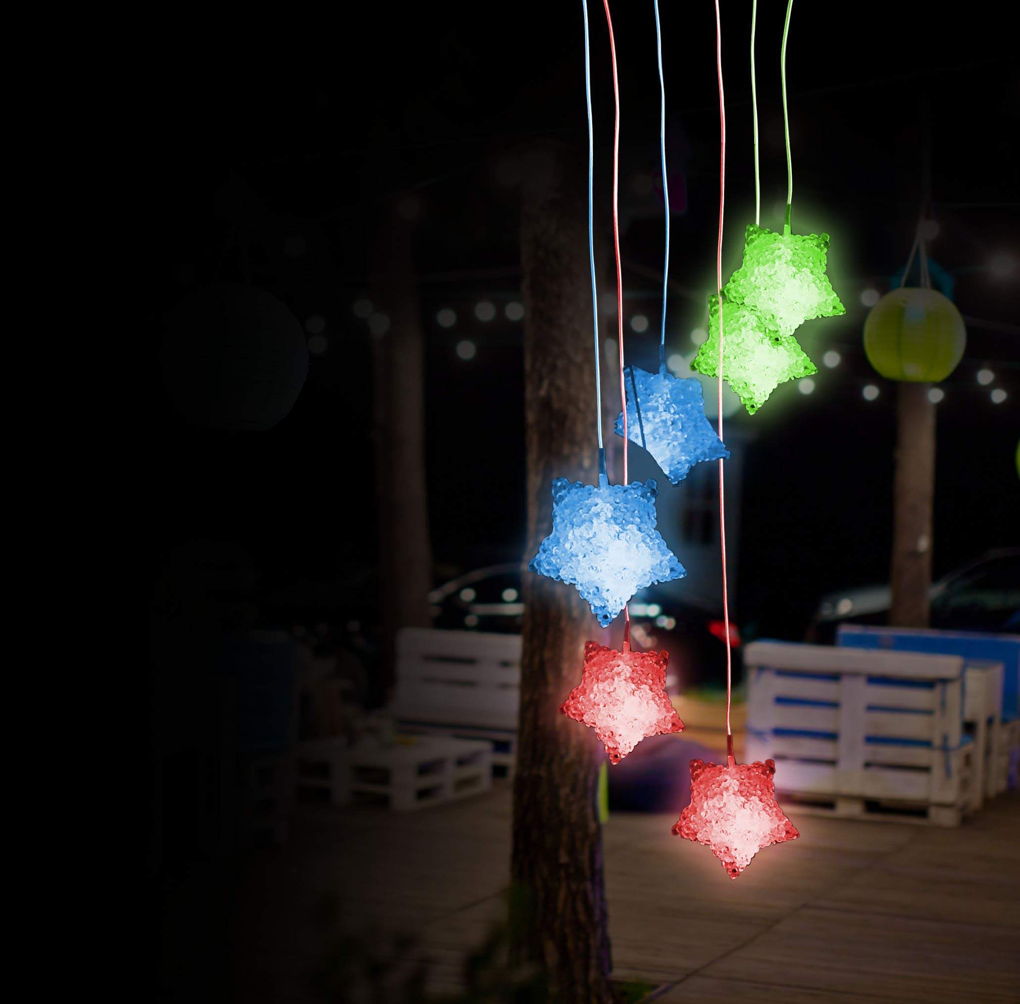 Solar Mobile Star Lights