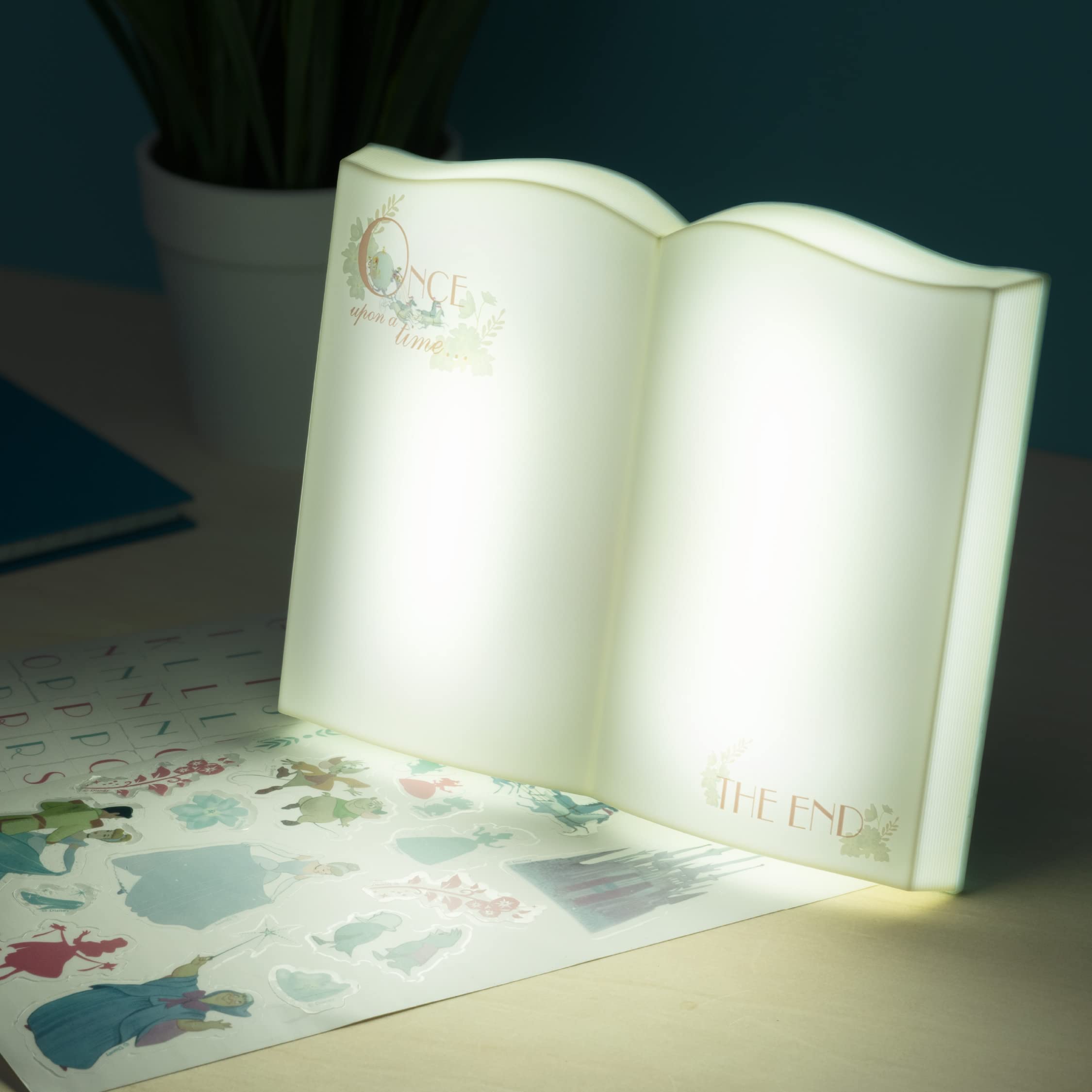 Paladone Cinderella Story Book Light | Officially Licensed Disney Merchandise