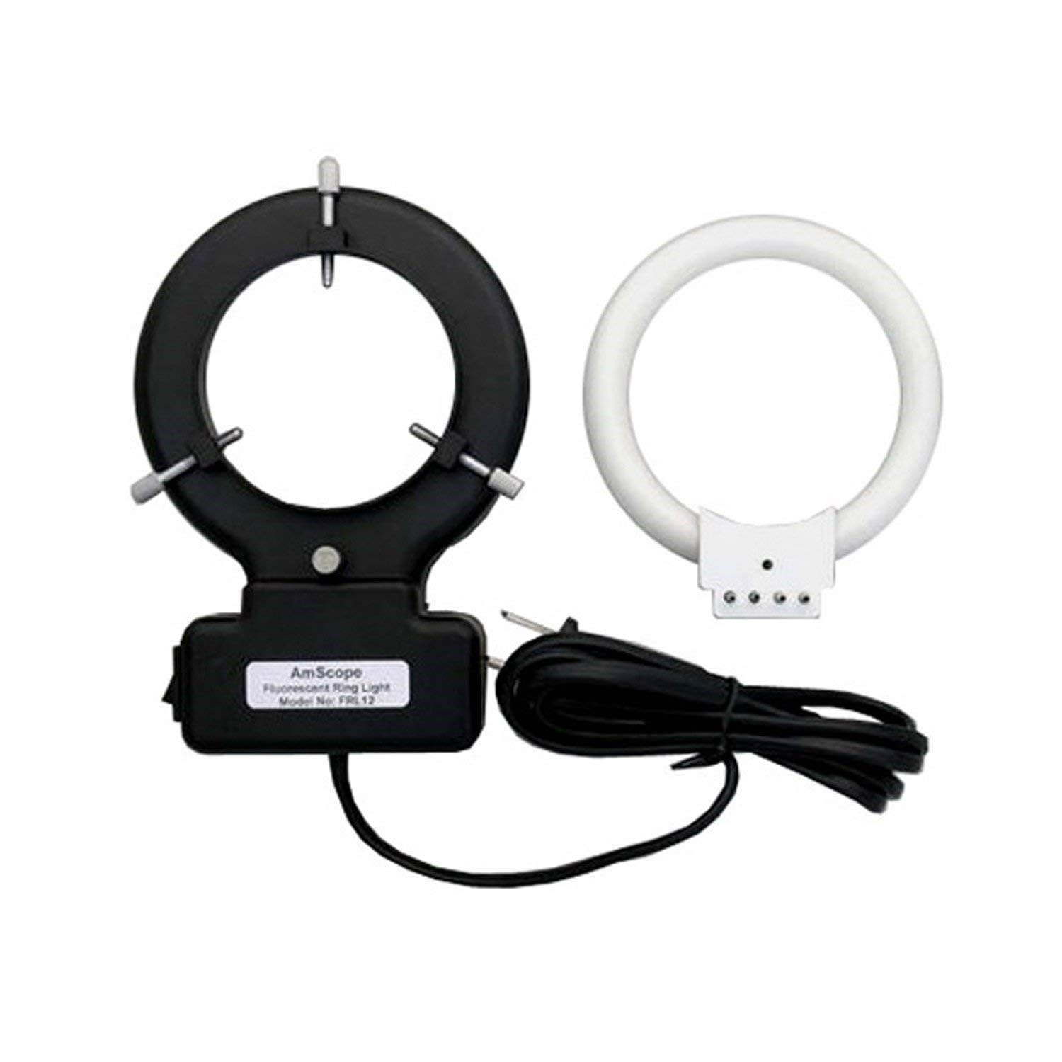 AmScope FRL12 12W Microscope Fluorescent Ring Light
