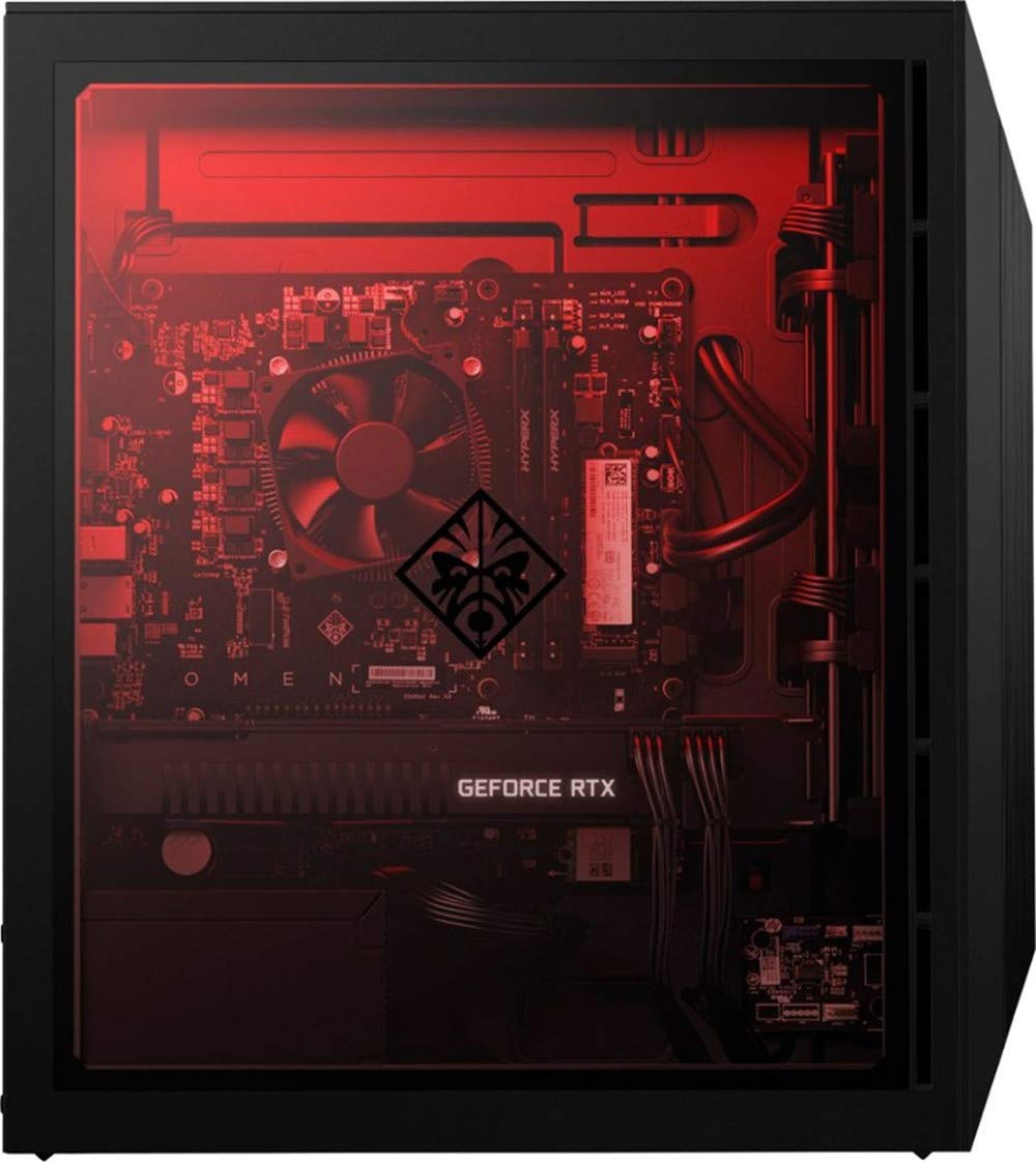 2019 HP Omen Obelisk Gaming Desktop Computer, 8th Gen Intel Hexa-Core i7-8700 up to 4.6GHz, 16GB DDR4 RAM, 2TB 7200 RPM HDD + 256GB SSD, GeForce RTX 2080 8GB, 802.11ac WiFi, Bluetooth 4.2, Windows 10