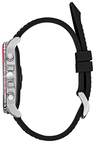Citizen CZ Smart Grey Plated Silicone Strap Stainless Steel Smartwatch Touchscreen, Heartrate, GPS, Speaker, Bluetooth, Notifications, iPhone and Android Compatible, Powered by Google Wear OS
