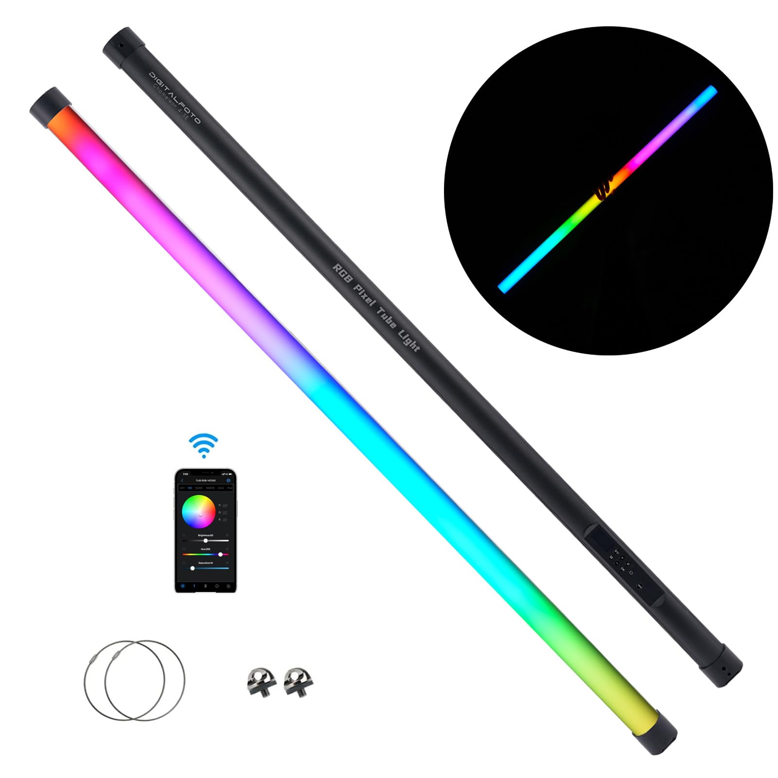 Chameleon SE RGB Tube Light 4ft, Handheld LED Video Lighting Wand Stick for Photography/YouTube/Tiktok Support APP/DMX/14 Color Effects/16 Pixel Effects 2000-10000K