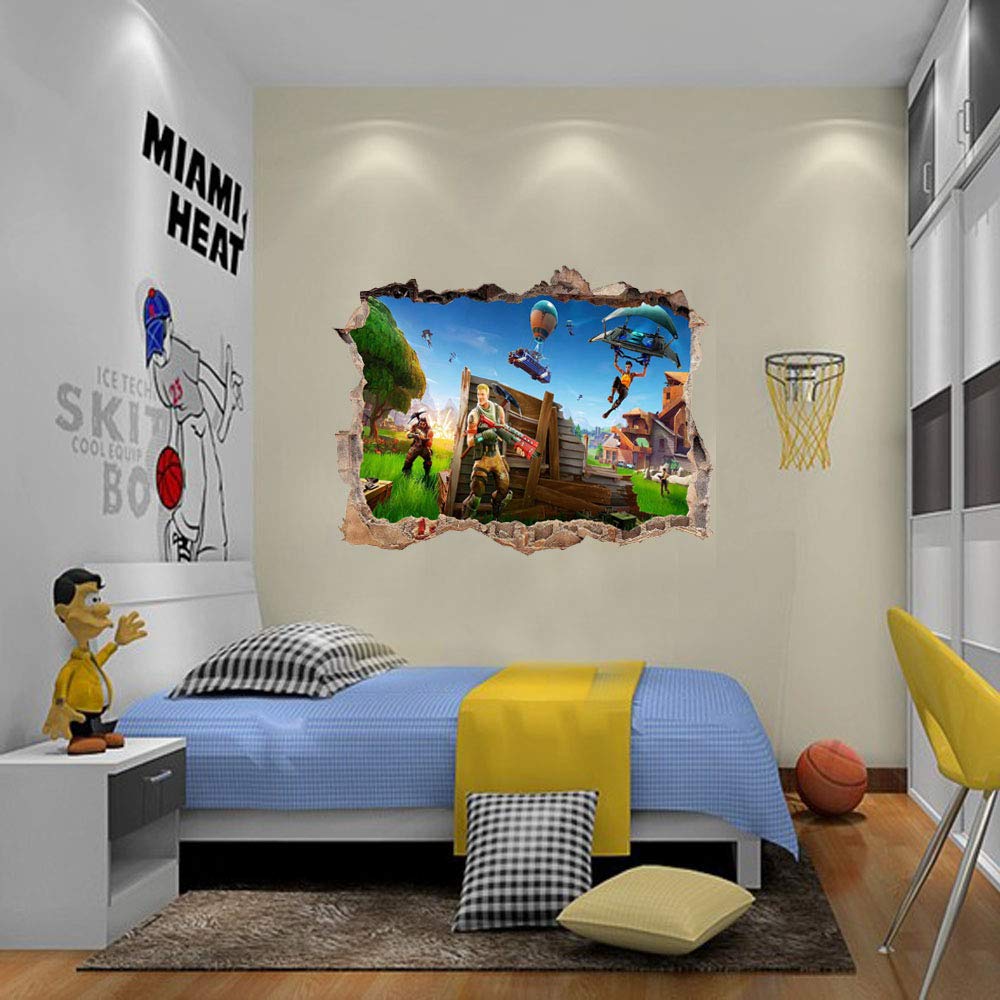 2020 Battle Game Wall Sticker Kids Wall Decor Painting Wallpaper for Kids Rooms Bedroom Living Room