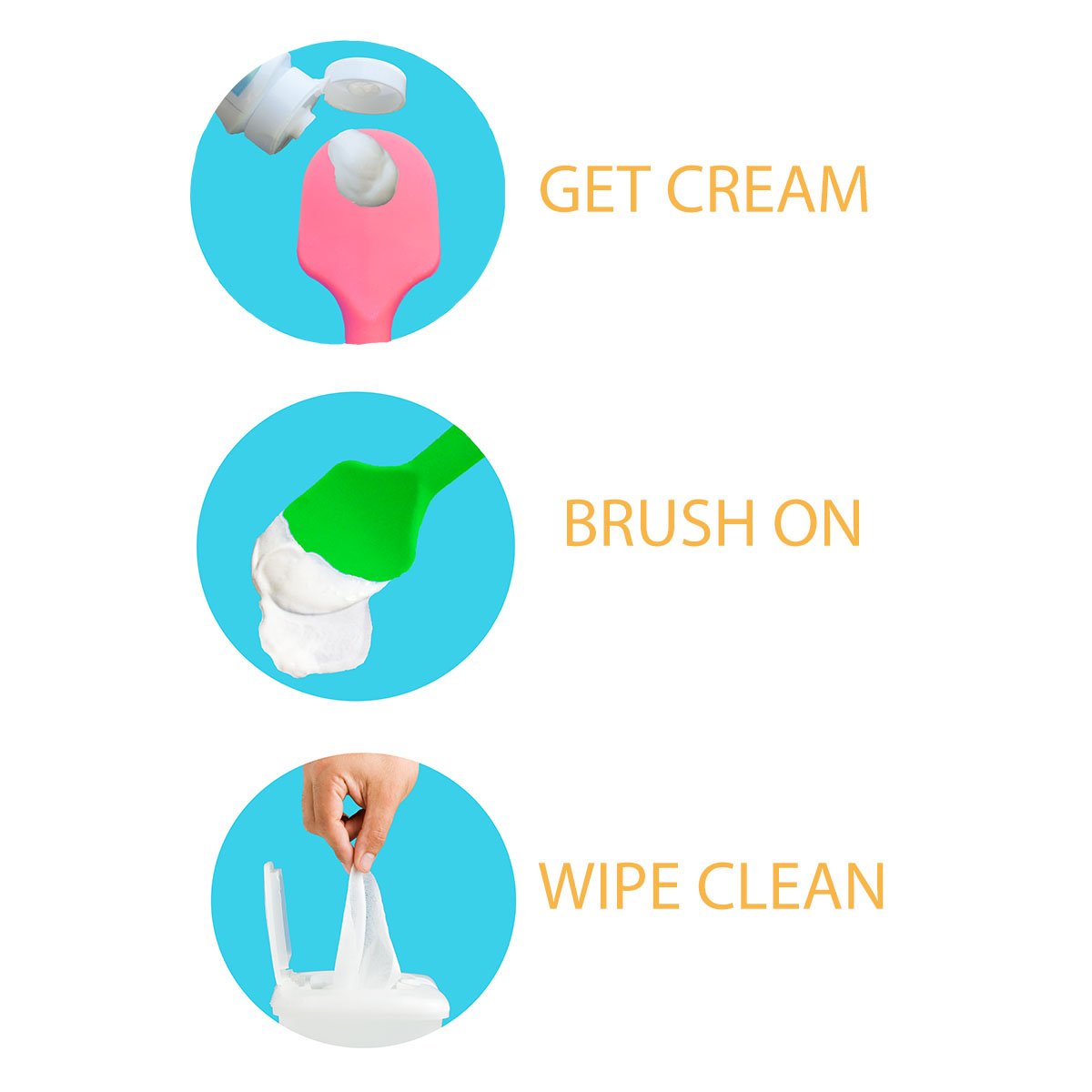 Bumco Diaper Cream Spatula - BPA-Free Diaper Bag Essentials, Soft Butt Spatula Baby, Mom-Invented Butt Paste Spatula, Bumco Diaper Cream Spatula, Flexible Diaper Cream Applicator, Bumco Baby Bum Brush