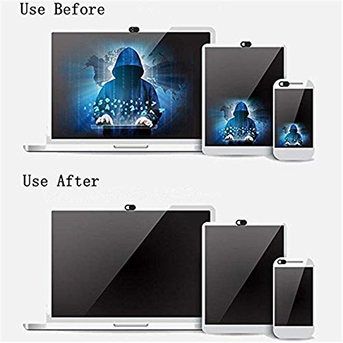 3PCS Ultra Thin Plastic Security Webcam Cover Shutter Slider Camera Sticker for MacBook Lenovo IPad Desktops with Strong Adhensive, Protecting Privacy and Securtiy