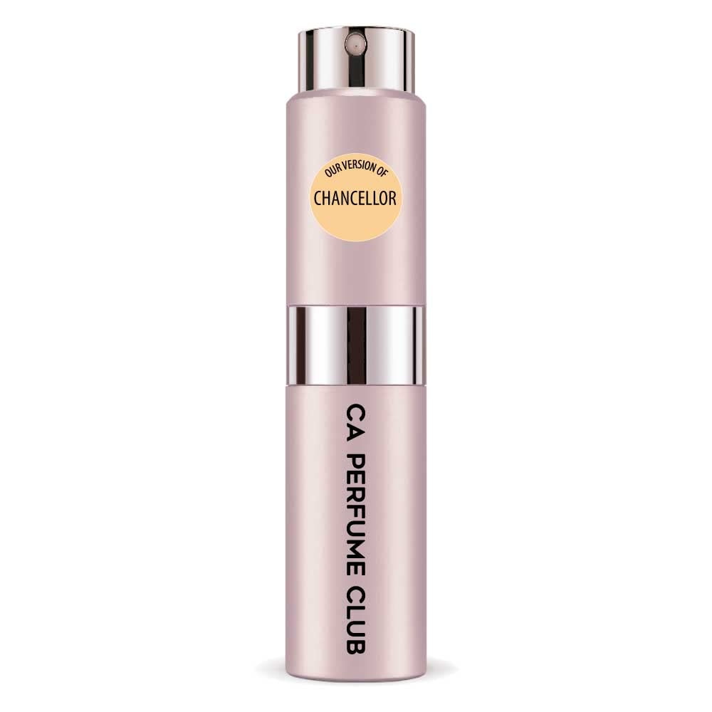CA Perfume Impression of Chancellor For Women Eau de Parfum Spray Refillable Bottle 0.27 Fl Oz/ 8ml