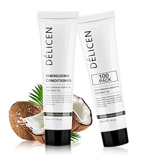 OPPEAL Delicen Energizing Conditioner with Manuka Honey & Coconut OIl in Bulk, Clementine Scent, 1.05 oz x 100 Pack