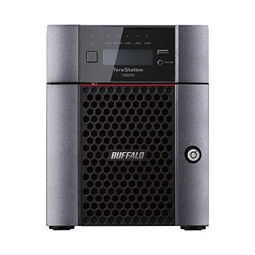 BUFFALO TeraStation 6400DN 16TB (4x4TB) Desktop NAS with HDD Included + Snapshot Protection Against Ransomware / 4 Bay / 10GbE / Storage Server/NAS Server/NAS Storage/Network Storage/File Server