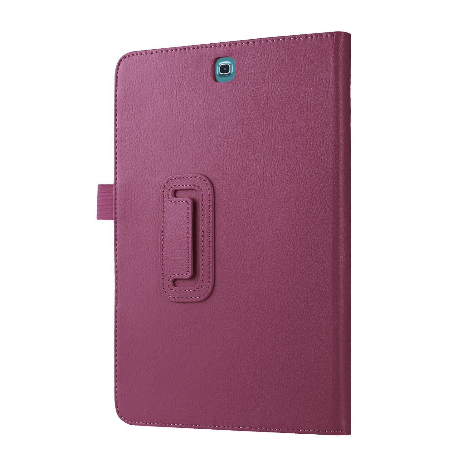 Asng for Samsung Galaxy Tab A 8.0 2015 Case - Slim Folding Cover Case with Auto Wake/Sleep and Stylus Pen Loop for Galaxy Tab A 8.0 Tablet SM-T350 2015 Release (NOT FITS 2017 Tab A 8.0) (Purple)
