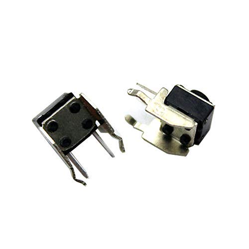 2X RB LB Trigger Bumper Button Replacement Compatible with Xbox One Xbox 360 Controller Black