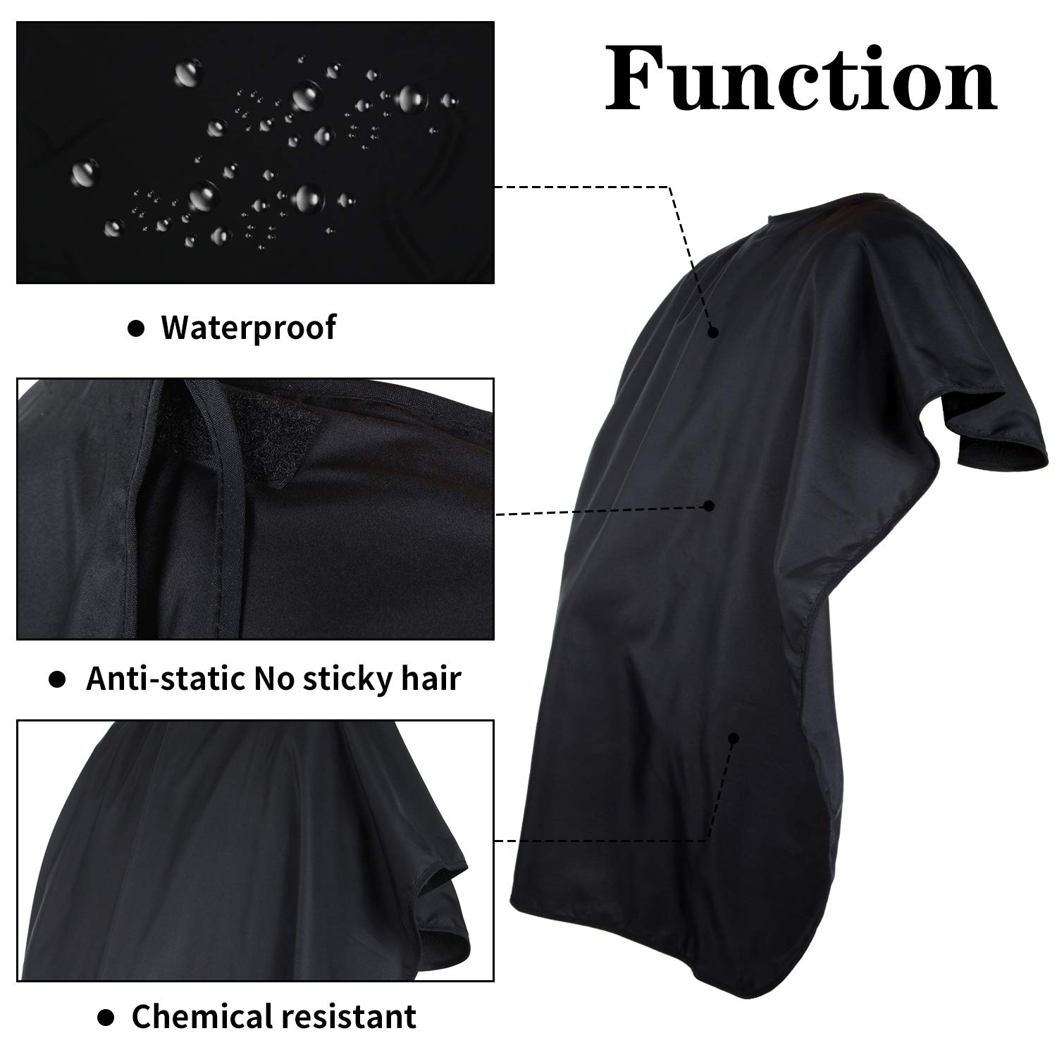 2 Pieces Kids Haircut Barber Cover Hair Salon Cape Waterproof Hair Cutting Cape 47.3 x 31.5 Inch (Classic Pattern)