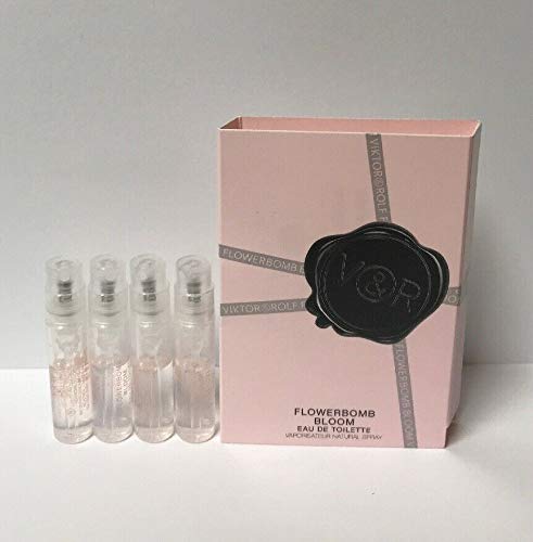4 Victor Rolf Flowerbomb Bloom Eau de Toilette 1.2 ml/0.04 oz Spray Vial Sample