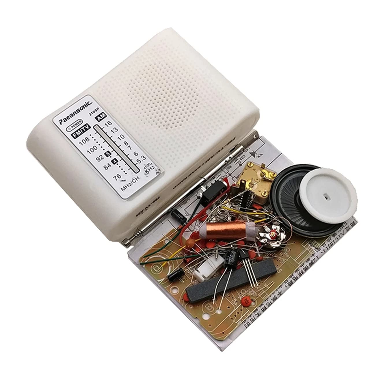 AIMELIAE 1PC AM FM Radio Kit Parts CF210SP Suite For Ham Electronic Lover Assemble DIY