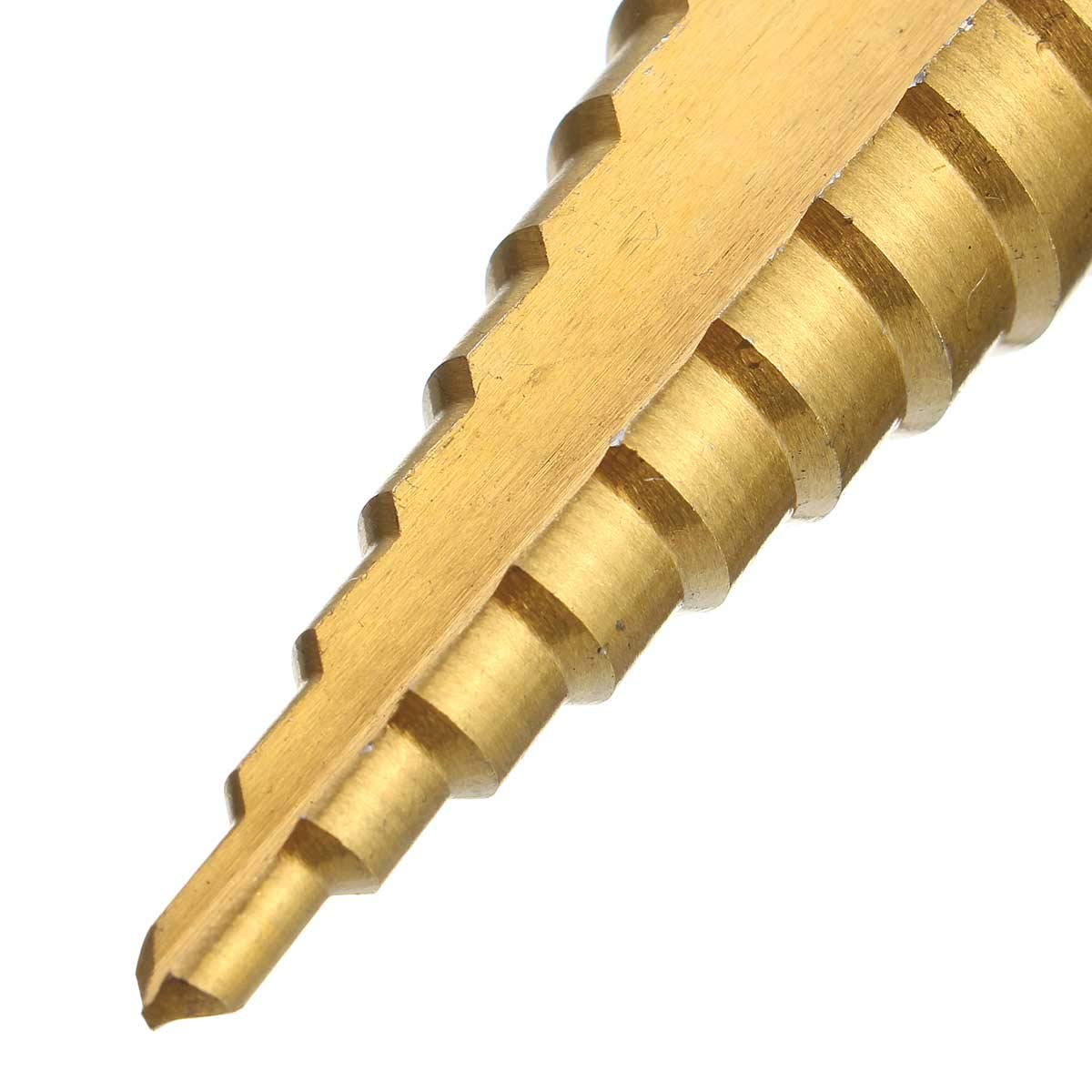 4-12mm 4-20mm 4-32mm HSS Step Drill Bit High Speed Steel Pagoda Drill Bit Hole Cutter (4-32mm)