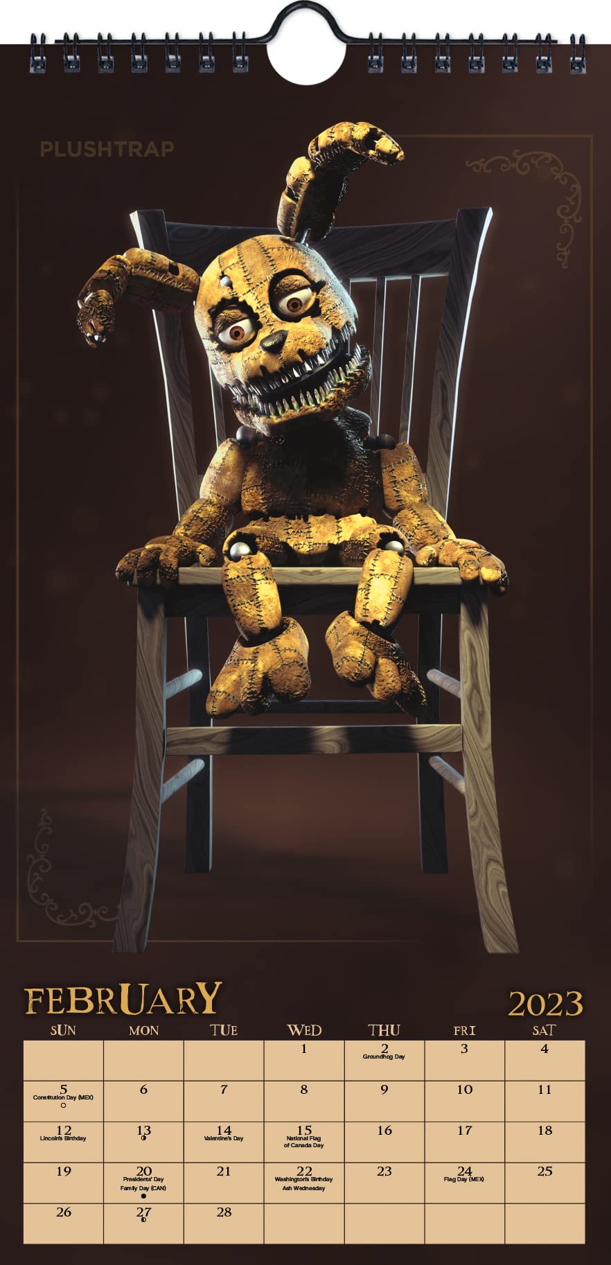 2023 Five Nights at Freddy's Mini Poster Calendar