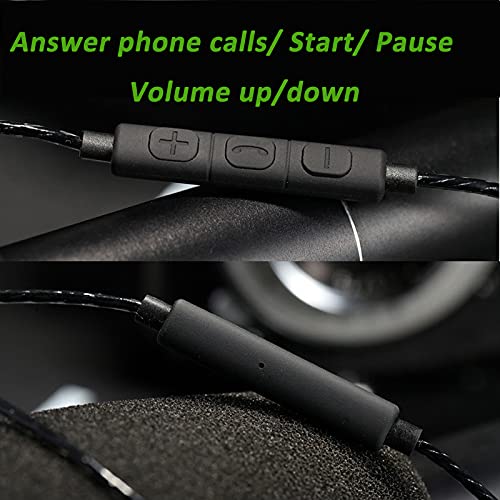 Alitutumao Replacement Audio Cable Aux Cord with Inline Mic Remote Volume Control Compatible with Sol Republic Master Tracks HD V8 V10 V12 MFI X3 Ultra XC Headphones Cable Wire Black