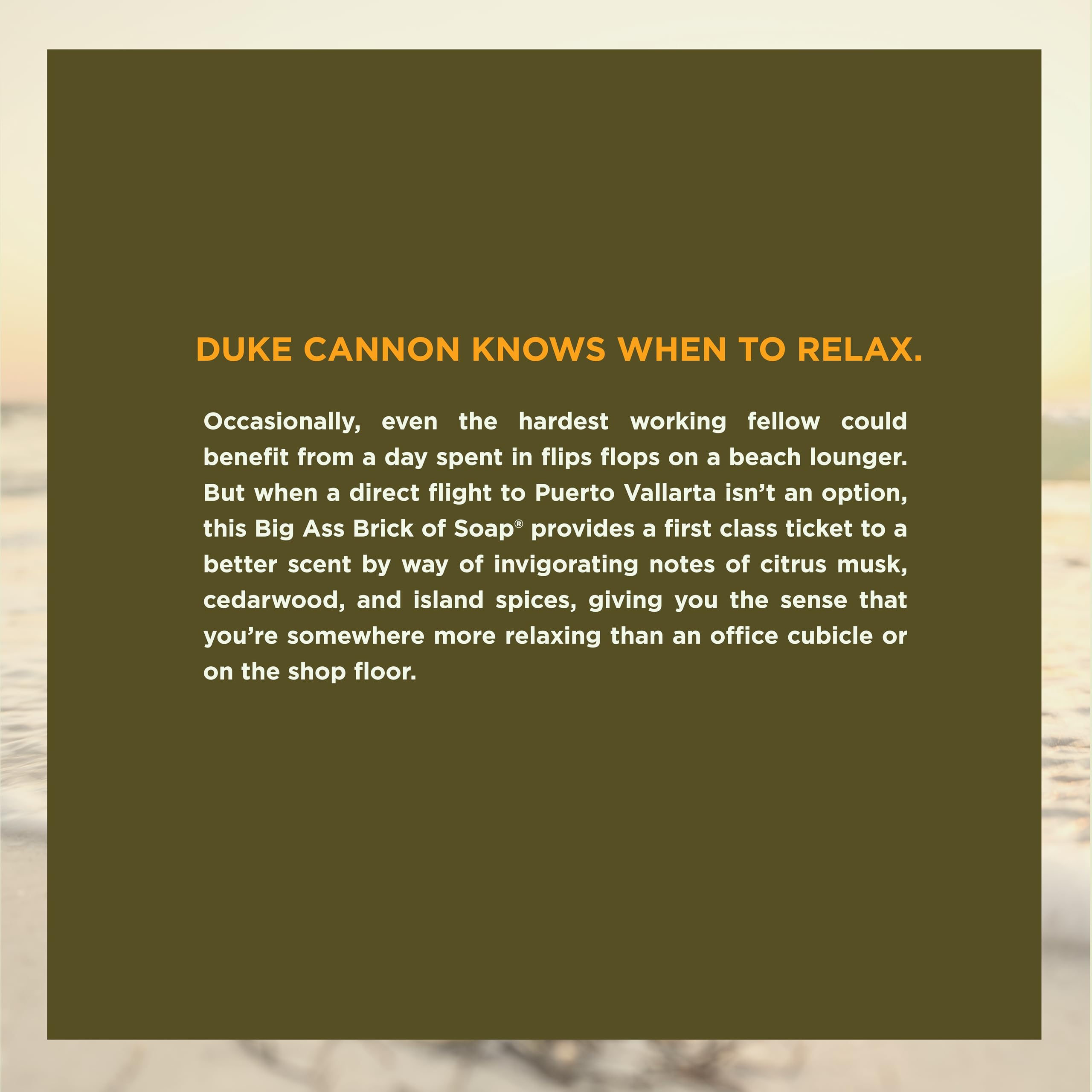 Duke Cannon Supply Co. Big Brick of Soap Bar for Men Bay Rum (Citrus Musk, Cedarwood, Island Spice Scent) Multi-Pack - Superior Grade, Extra Large, All Skin Types, Paraben-free, 10 oz (3 Pack)