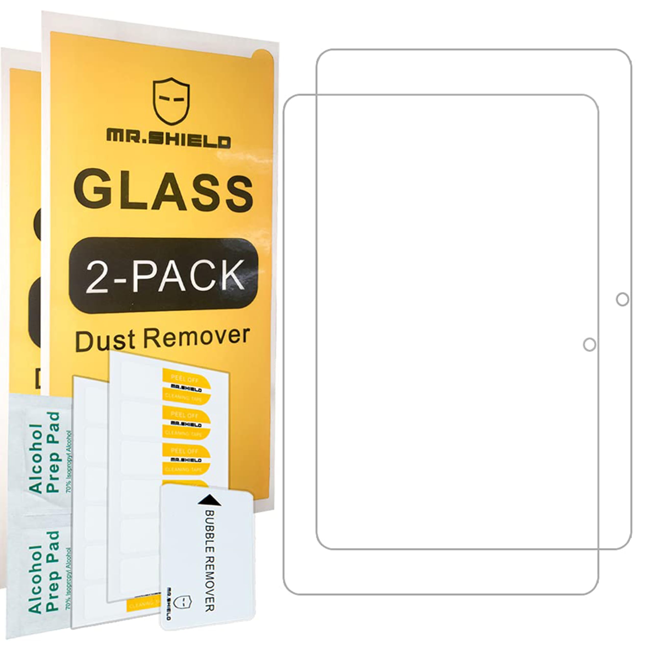 Mr.Shield [2-PACK] Designed For All-New Fire HD 10 / Fire HD 10 Plus Tablet 10.1 inch (11th Generation, 2021-2023 Release) [Tempered Glass] [Japan Glass with 9H Hardness] Screen Protector