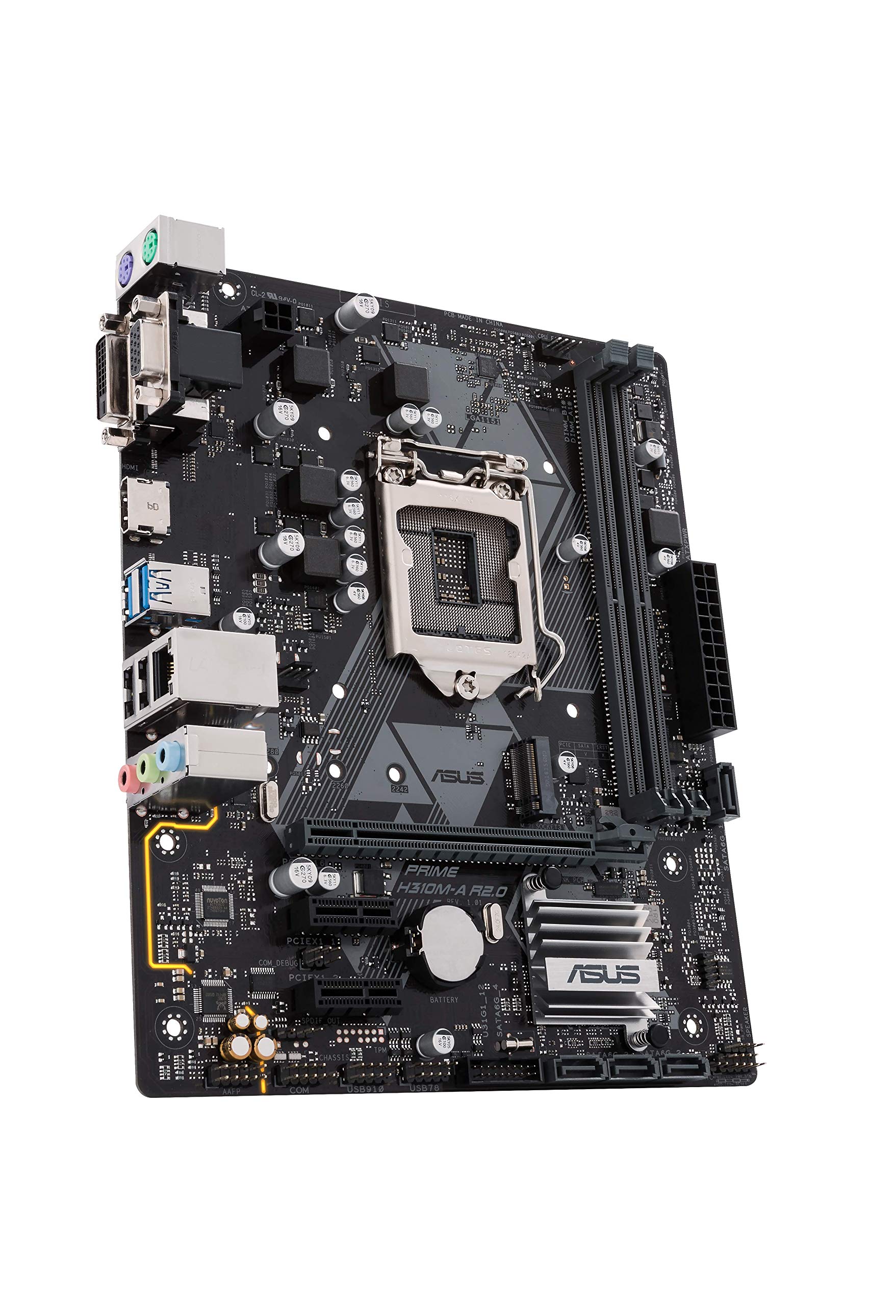 Asus Prime H310M A R2.0/CSM Intel Chipset LGA-1151 MATX Desktop Motherboard