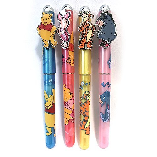 Anrox Supply Co. Winnie the Pooh Piglet Tigger Eeyore 4PCS Pen Set