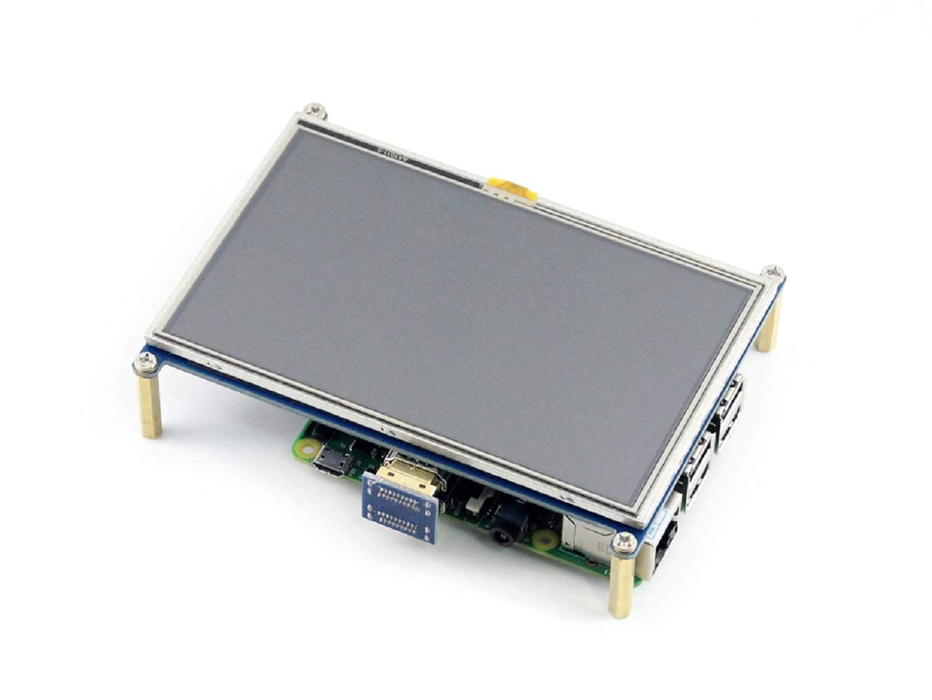 5 inch Resistive Touch Screen TFT Display 800x480 HDMI Interface LCD Direct-Connect with Raspberry Pi 3B+/3B/3A+/2B/B+/A+,Work with Raspbian/Ubuntu/Kali/Retropie