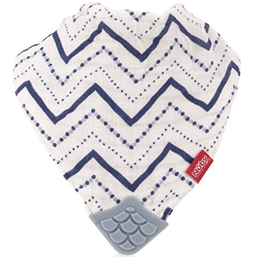 Baby Bibs - 3 Pc Muslin Bibs - Reversible 100% Natural Cotton Teething Bib - Baby Bibs For Girls And Boys, Baby Essentials