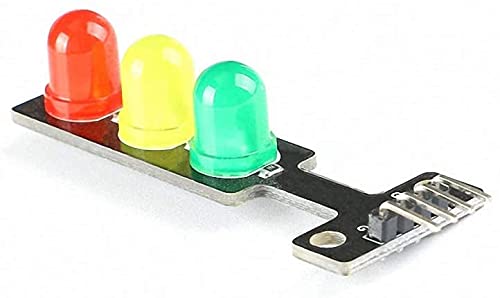 Adeept 5PCS Mini Traffic Light LED DC 5V 5mm Display Module for Arduino Creative DIY Project Kit, Raspberry Pi, Traffic Light for Traffic System Model