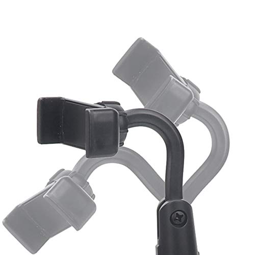 Cell Phone Stand for Live Streaming, YouTube Video/Photography, Adjustable Height & Angle Phone Holder Gooseneck Flexible Arm Universal Phone Stand for Desk , Office, Kitchen