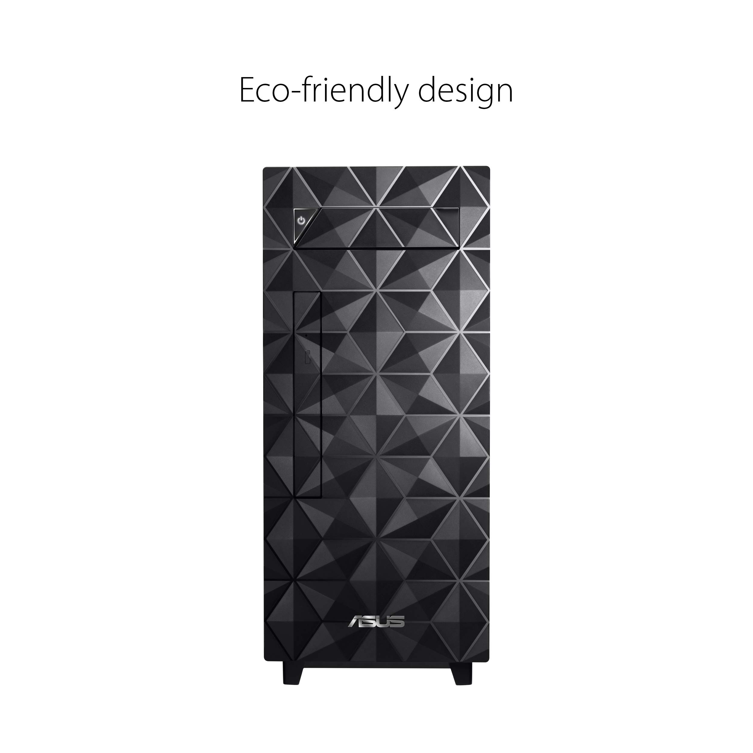 ASUS Desktop S300, Intel Core i5-10400 Processor, 16GB DDR4 RAM, 512GB PCIe SSD, DVD Drive, Windows 10 Home, Wired Keyboard & Mouse Included, Black, S300MA-DH501
