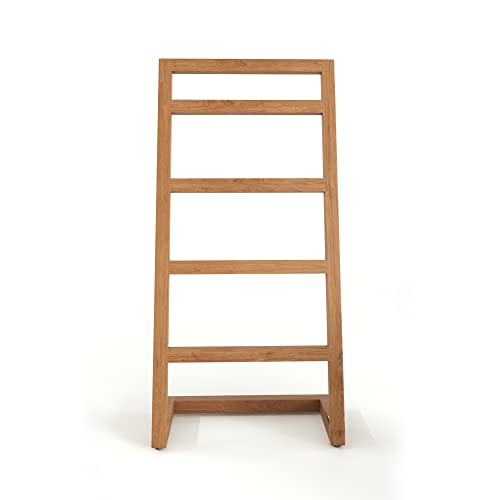 AquaTeak Patented Sula Angled Teak Towel Stand