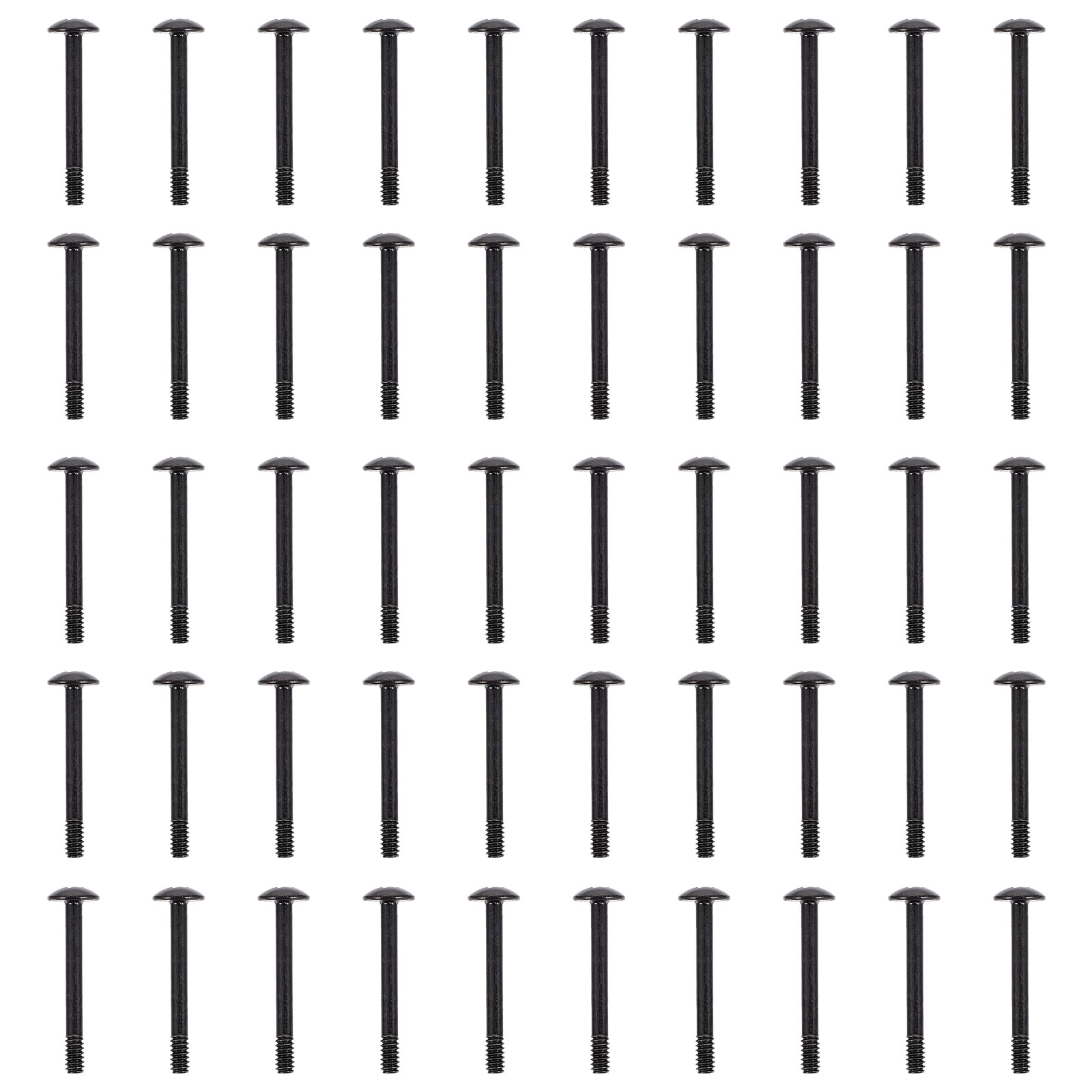 Computer Case Fan Screws 50pcs 30mm Metal Heavy Duty Pc Case Fan Screws Computer Cooling Fan Mount Screws Self-Tapping Screws