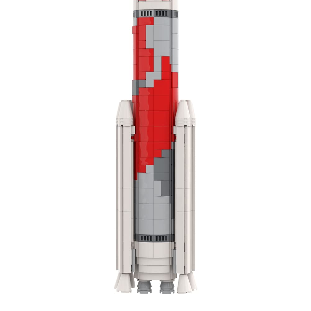 1355 Pieces Centauruss Rocket Building Blocks, Vulcam Space Launch System Rocket Vehicle Outer Space Model, 2023 Space Travel STEM Science Building Kit, Easter Children's Day Gift for Boys Girls Kids