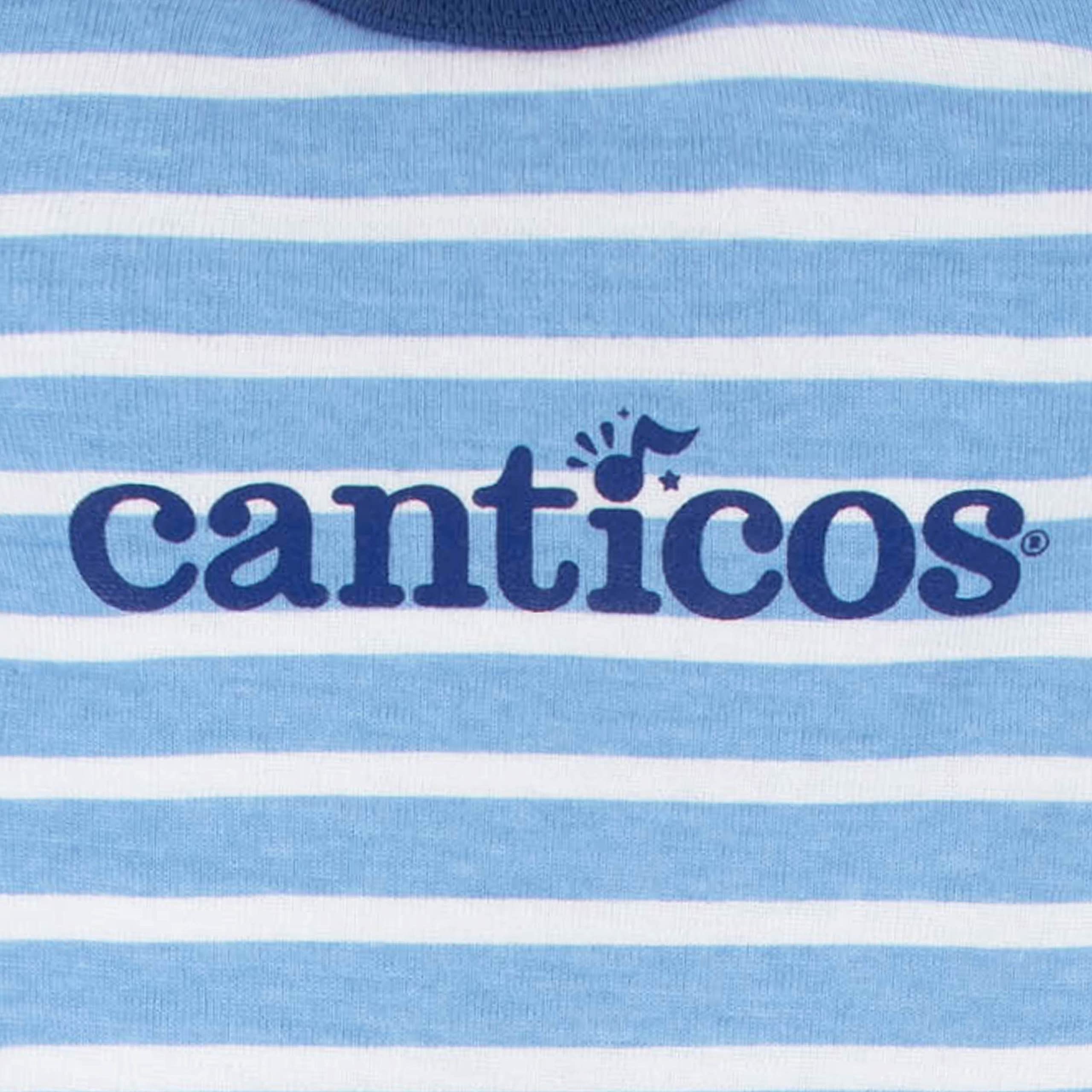 Canticos Unisex-Baby Boys' 2-Pack Gowns, Blue, 0-6 Months